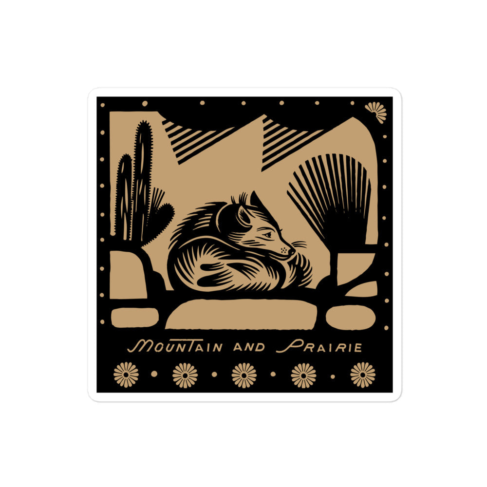 Jess Mudgett • Mountain & Prairie Sticker